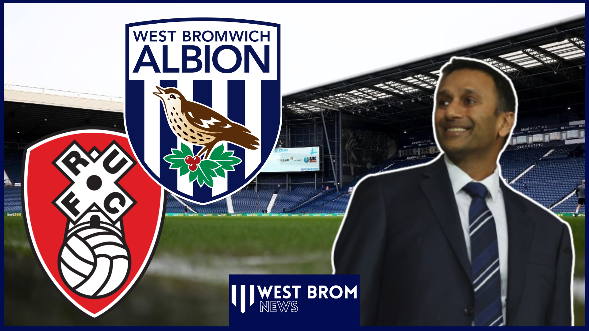 West Brom: Shilen Patel will attend Albion v Rotherham